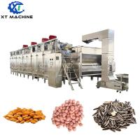 China Customizable 3000kg/h Capacity Continuous Nut Roaster with PLC Control for Peanut/Almond/Cashew/Hazelnut/Pistachio for sale
