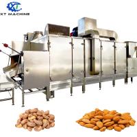 China SUS304 Stainless Steel Continuous Nut/Peanut/Cashew/Almond/Seeds Roaster with PLC Control and 3000kg/h Capacity for sale