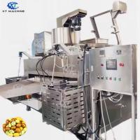 China Professional 50 kg/h Capacity 304 Stainless Steel Gas/Oil-Fired Swing Roaster Machine for Coated Peanuts and Nuts for sale