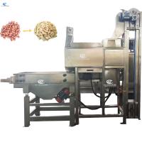 China Split Peanut Blanching Machine with 800-1000kg/h Capacity, 98-99% Peeling Rate, and SUS304 Material for Efficient Peanut Processing for sale