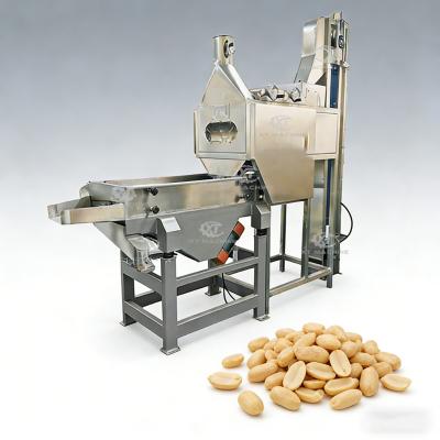China 800-1000kg/h Capacity SUS304 Split Peanut Blancher with 98-99% Peeling Rate for Peanut Processing Lines for sale