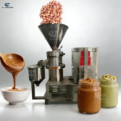 China XT Industrial Coll Mill Grinder for Peanut Butter and Tahini Processing with SUS304 Material 130-150kg/h Capacity and High Production Efficiency for sale
