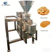 China SUS304 Peanut Butter Grinding Machine with 130-150kg/h Capacity and 380V Three Phase Power for sale