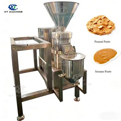 China SUS304 Peanut Butter Grinding Machine with 130-150kg/h Capacity and 380V Three Phase Power for sale
