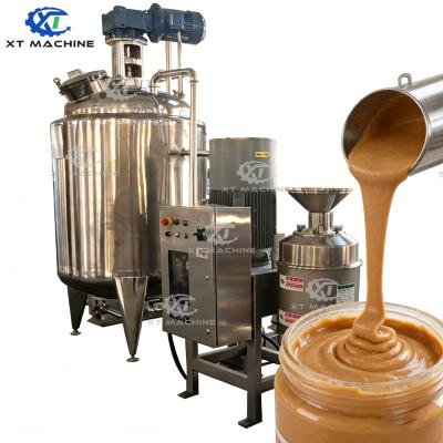 China High Speed Cutting and Milling Machine SUS304 for Peanut Butter Grinding with 200-300 Meshes Fineness and 1000~1500Kg/h Capacity for sale