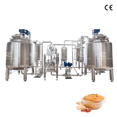 China SUS304 3-Layer Peanut Butter/Almond Jam/Sesame Paste Mixing Tank with 200-2000L Capacity for Cooling and Blending for sale