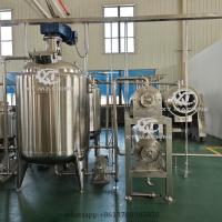 China SUS304 3-Layer Peanut Butter/Almond Jam/Sesame Paste Mixing Tank with 200-2000L Capacity for Cooling and Blending for sale