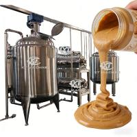 China SUS304 Stainless Steel 3-Layer Insulation Cooling and Blending Tank with 200-2000L Capacity for Peanut Butter Production for sale