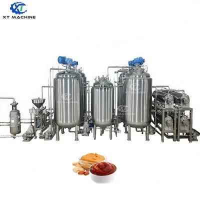 China SUS304 Stainless Steel Emulsifying Mixing Tank with 3-Layer Insulation for Peanut Butter Blending 200-2000L Capacity for sale