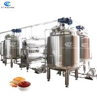 China Energy Saving 304 Stainless Steel Peanut Butter Cooling Blending Tank with 3-Layer Insulation and 200-2000L Capacity for sale