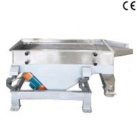 China Food Grade 304 Stainless Steel Double-Layer New Linear Vibrating Screen for Food Processing Plants for sale