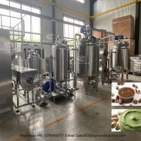 China 500kg/h-2000kg/h Peanut Butter/Cashew Butter/Pistachio Butter Production Line with SS304 Material Nut Butter Processing Equipment for sale