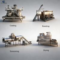 China 500-1000kg/h SUS304 Peanut Coating Machine with PLC for Nuts Processing Line/Broad Beans/Rose Peanuts/Coconut Cashew for sale