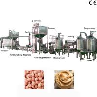 China High Efficiency 1000-2000kg/h Peanut Butter Production Line Nut Butter Making Machine with Dual-Stage Grinding For Nut Processing Plants for sale
