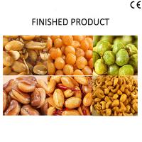 China SUS304 Food Grade Automatic Peanut Cashew Nuts Hazelnut Batch Frying Machine with Adjustable Temperature for sale