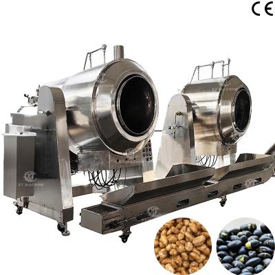 China Automatic Sugar Coating And Heating Machine with 70kg/batch Sugar-coated Peanut Nut Making Machine for Food Industry for sale
