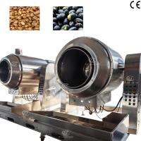 China High Efficiency 70kg/batch Stir Fry Wok Sugar Coating and Heating Machine for Nut Processing Plants Roller Roaster for sale