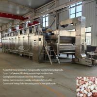 China PLC Controlled Industrial Food Roaster Machine with Stainless Steel Construction and 3000kg/h Capacity for sale