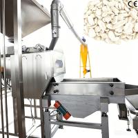 China 500kg/h SS304 Peanut Slitting and Blanching Machine Air Blancher With CE Certification for Food Processing Plants for sale