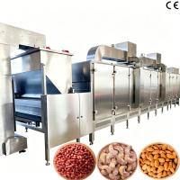 China SS304 Food Grade Continuous Nuts Roasting Machine Sunflower Seeds Roaster Commercial Baking Oven for Factory Use for sale