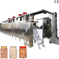 China 220V/380V  High Quality Cashew Nut Japanese Peanut Roasting Machine Automatic Commercial Nut Roaster with 500kg/h-2000kg/h for Food Processing for sale