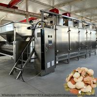 China 220V/380V  High Quality Cashew Nut Japanese Peanut Roasting Machine Automatic Commercial Nut Roaster with 500kg/h-2000kg/h for Food Processing for sale