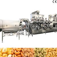 China SUS304 High Quality Automatic Dough Coated Nut Snacks Making Machine Coated Peanut Burger Making Machine for Snack Food Processing for sale