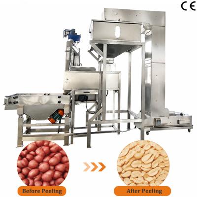 China SUS304 Automatic Peanut Slitting and Blanching Machine Air Peeling Machine for Efficient Food Processing for sale