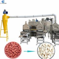 China High Quality 1000kg/h-2000kg/h SUS304 Peanut Cutting and Blanching Machine for Nut Processing Equipment for sale