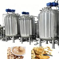 China Food Grade Full Automatic Peanut Butter/Almonds Butter Mixing/De-Gassing Tank/Cooling Machine for sale