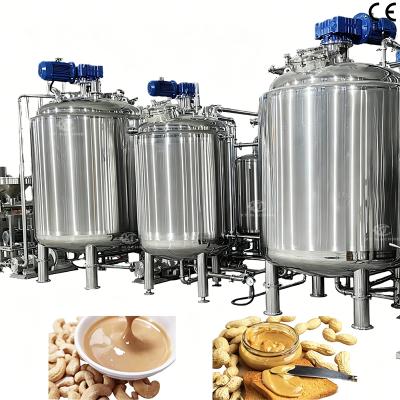 China Food Grade Full Automatic Peanut Butter/Almonds Butter Mixing/De-Gassing Tank/Cooling Machine for sale