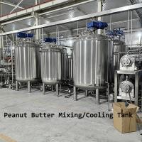 China Food Grade Full Automatic Peanut Butter/Almonds Butter Mixing/De-Gassing Tank/Cooling Machine for sale