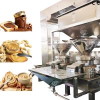 China 500-1000kg/h SUS304 Automatic Groundnut Grinder Machine Nut Colloid Mill Grinder for Nut Processing for sale