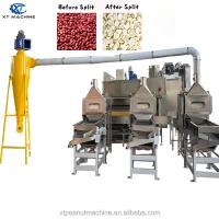 China Fully Auto Split Peanut Blanching Machine SUS304 for Blanching & Splitting Peanuts for sale
