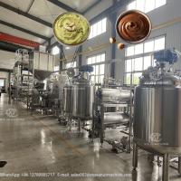 China Full Automatic Peanut Butter Mixing/Cooling Tank Pistachio Paste Making Machine with PLC Program Control for sale