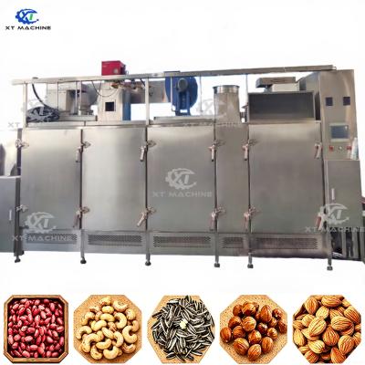 China Professional Continuous Nut/Peanut/Seeds/Cashew/Almond Roasting Machine with 304 Stainless Steel for 3000kg/h for sale