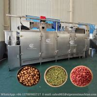 China Customizable 300kg/h-1000kg/h Continuous Belt Type Nuts Roasting Machine Commercial Baking Oven with PLC Control Panel for sale