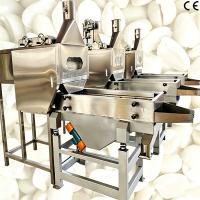 China Máquina blanqueadora de granos de cacahuete partidos, equipo preciso de corte y blanqueado para procesamiento de cacahuete for sale