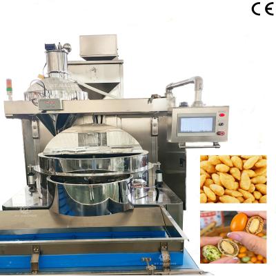 China High Speed Coated Peanut Burger Making Machines Dough Coated Nut Snacks Making Machine With PLC Control System for sale