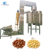 China Automatic PLC Control Air Peanut/Pistachio/Hazelnut Blanching Machine with 98% Peeling Rate and 500kg/1000kg Capacity for sale