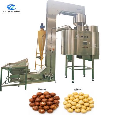 China Automatic PLC Control Air Peanut/Pistachio/Hazelnut Blanching Machine with 98% Peeling Rate and 500kg/1000kg Capacity for sale