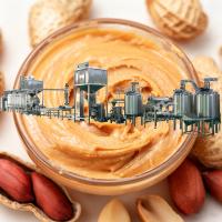 China Premium Full-Automatic Peanut Butter Production Line, One-stop Nut Paste Solution | De-stoner, Roasting, Blanching, Sorting, Grinding, Mixing, Degassing & Cooling Integrated Processing Equipment for sale