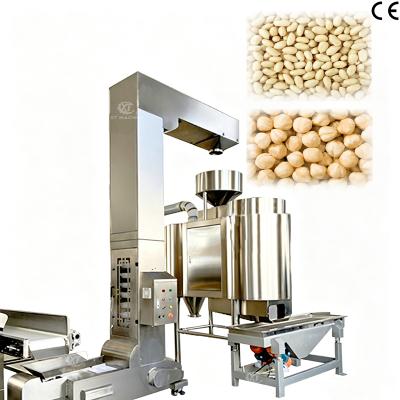 China Automatic Roasted Peanut Blanching Machine Hazelnut Pistachio Peeling Machine for sale