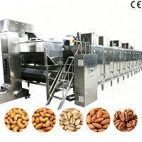 China Máquina de Tostado Continuo de Cacahuete y Almendras con Temperatura Regulable para Plantas Procesadoras de Frutos Secos for sale