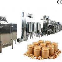 China Línea automática para mantequilla de cacahuete crujiente y mantequilla de almendra multisabor, procesamiento de frutos secos for sale