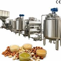 China Premium Full-Automatic Multi-flavor Peanut Butter Production Line Almond Hazelnut Butter Making Machine for sale