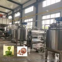 China SS304 Full-Automatic Peanut Butter Production Line with 500-2000kg/h Capacity for Nut Paste Making for sale