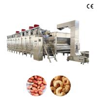China Industrial Automatic Cashew Peanut Hazelnut Roasting Machine Continuous Nut Roaster 500‑2000kg/H For Food Processing Plant for sale