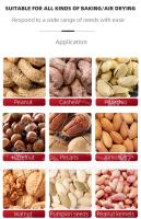 China Industrial Automatic Cashew Peanut Hazelnut Roasting Machine Continuous Nut Roaster 500‑2000kg/H For Food Processing Plant for sale