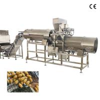 China Industrial High‑Speed Dough‑Coated Peanut Burger Forming Machine PLC Controlled Puffed Nut Snack Making Equipment for sale